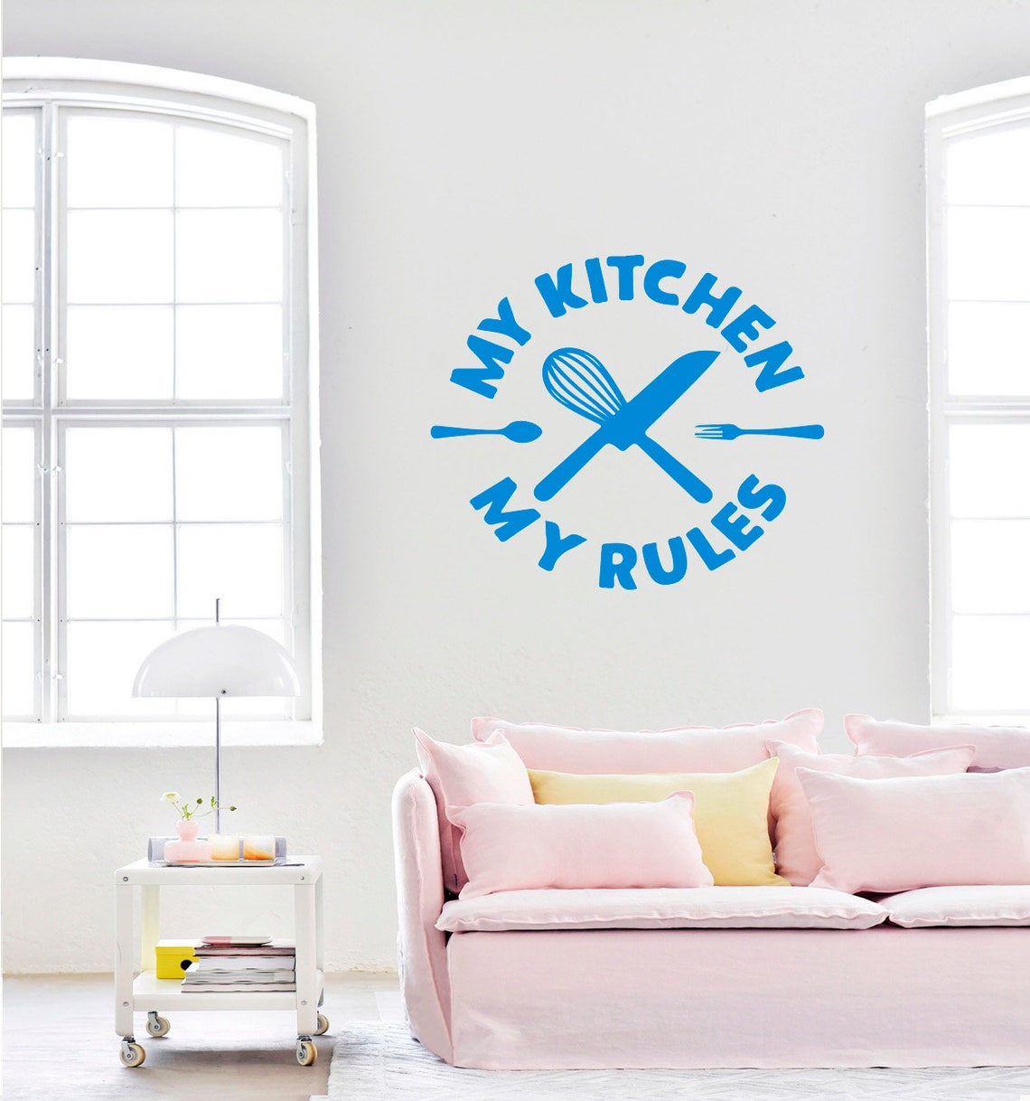 My Kitchen My Rules Decal Kitchen Decals Kitchen Quote Decal | Etsy