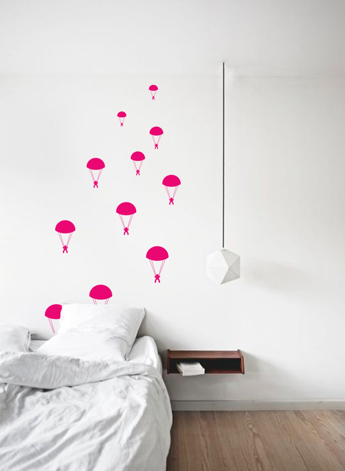 Parachute Wall Decal Parachute Sticker Kids Room Decals | Etsy