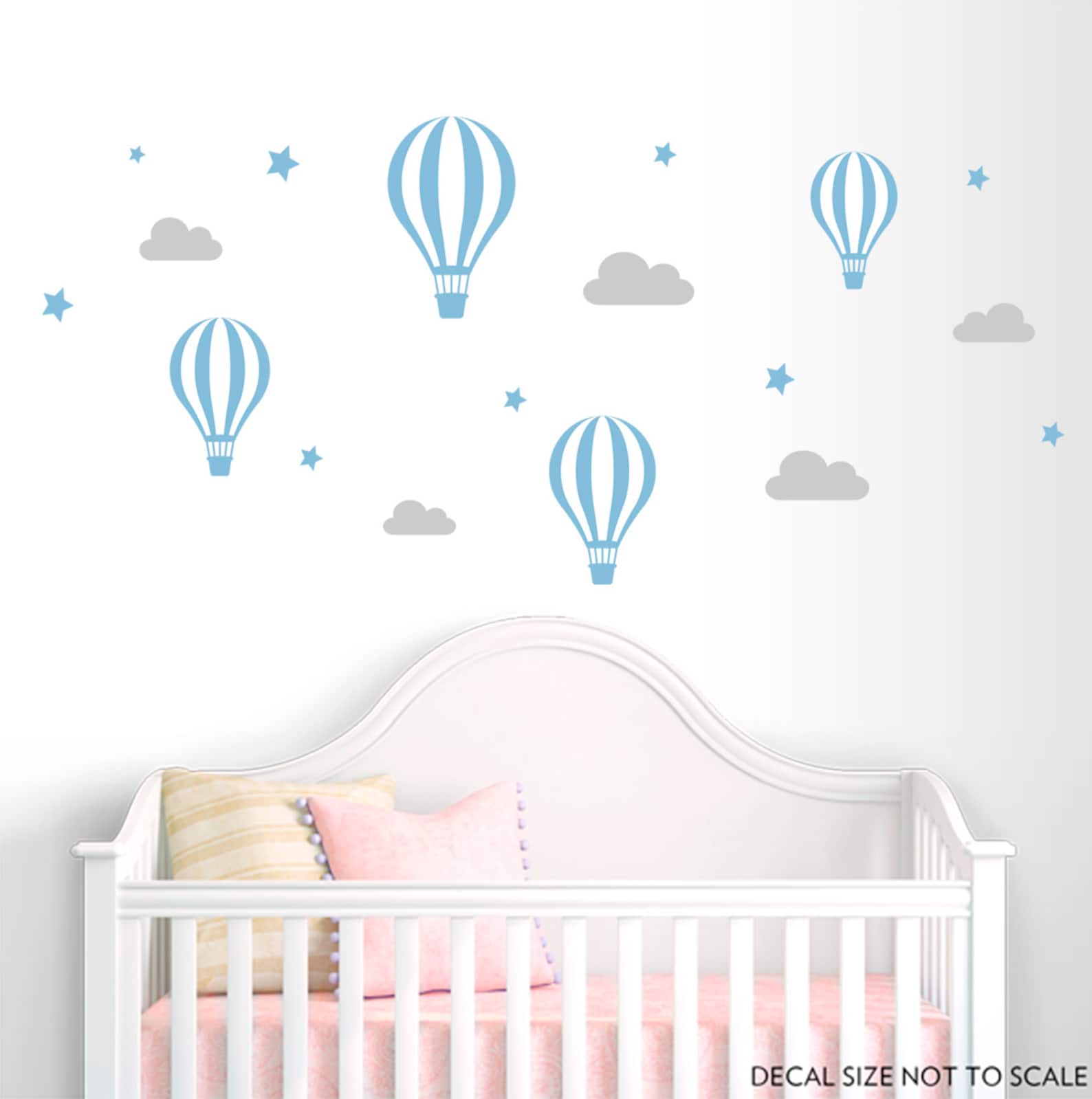 Hot Air Balloon Decal Balloon Stickers Balloon Decal | Etsy