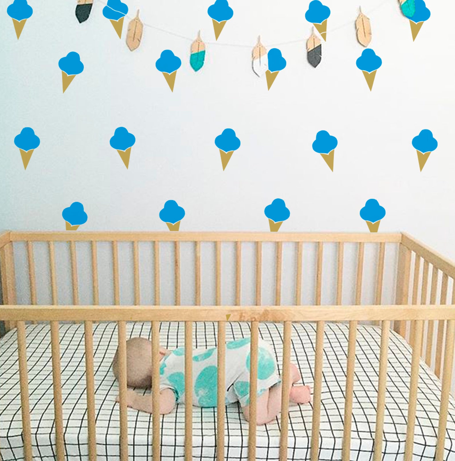 Ice Cream Decals, Ice-cream Decals, Kids Room Decor, Summer Decal ...