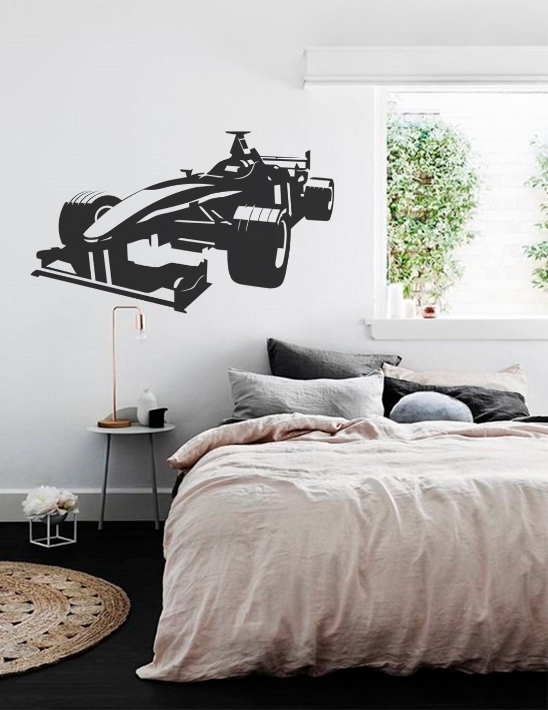 Car Wall Decals, Formula 1 Vinyl Decal, Race Car for Boy Room Decor - Etsy