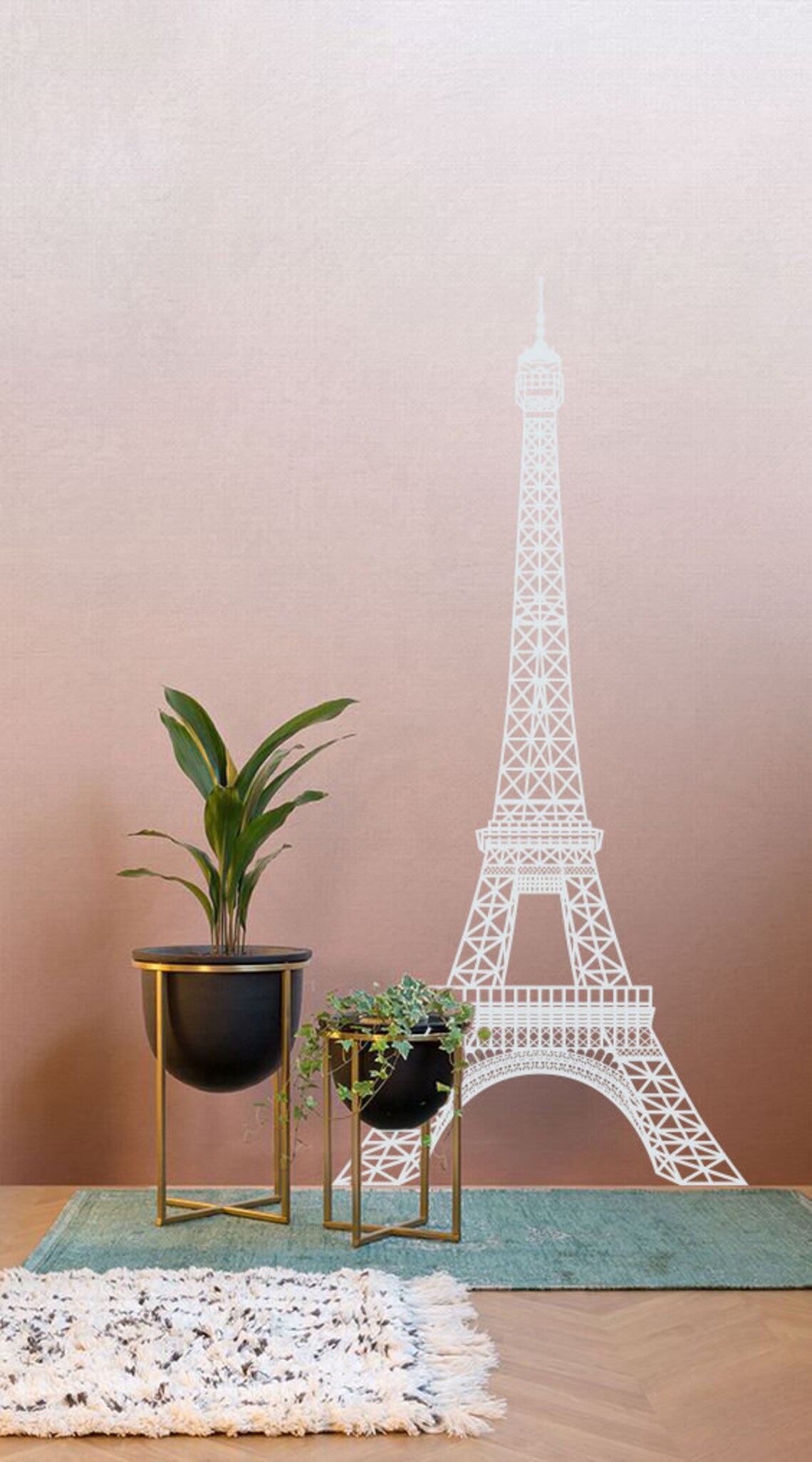 Eiffel Tower Wall Decal, France Decals, Paris Wall Decal for Bedroom ...