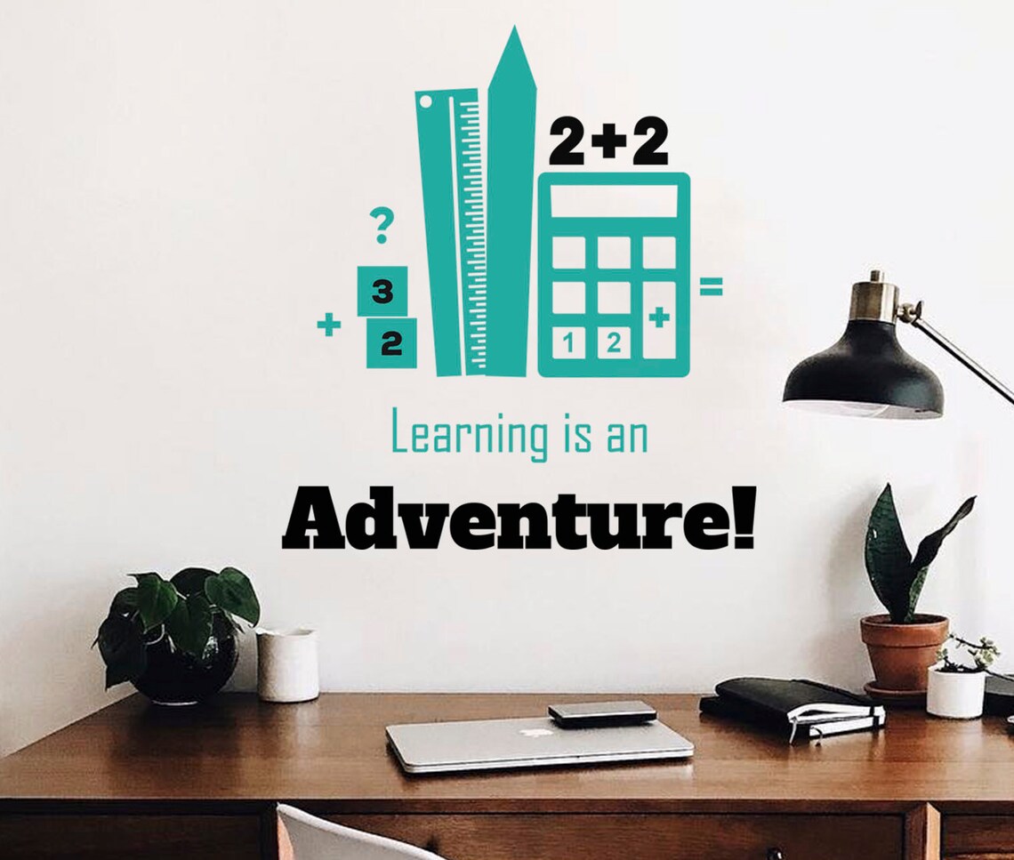 Mathematics Decal School Wall Decal Math Classroom Decor | Etsy UK