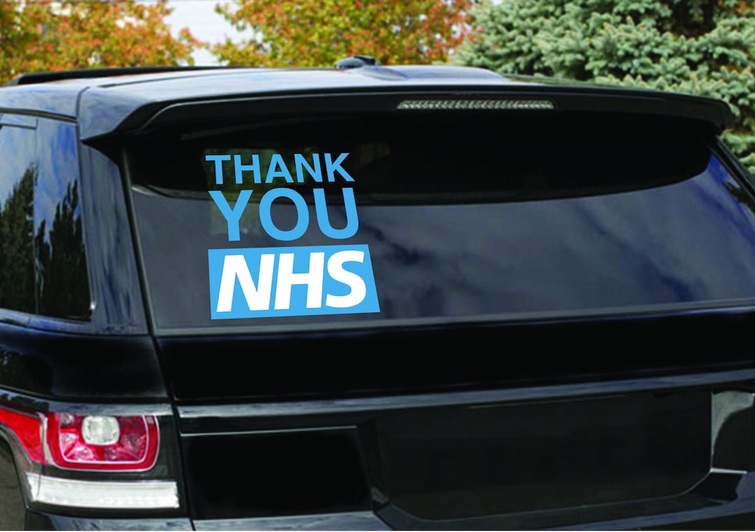 Thank You NHS Wall Decal, Car Sticker, Car Vinyl Decal - Etsy