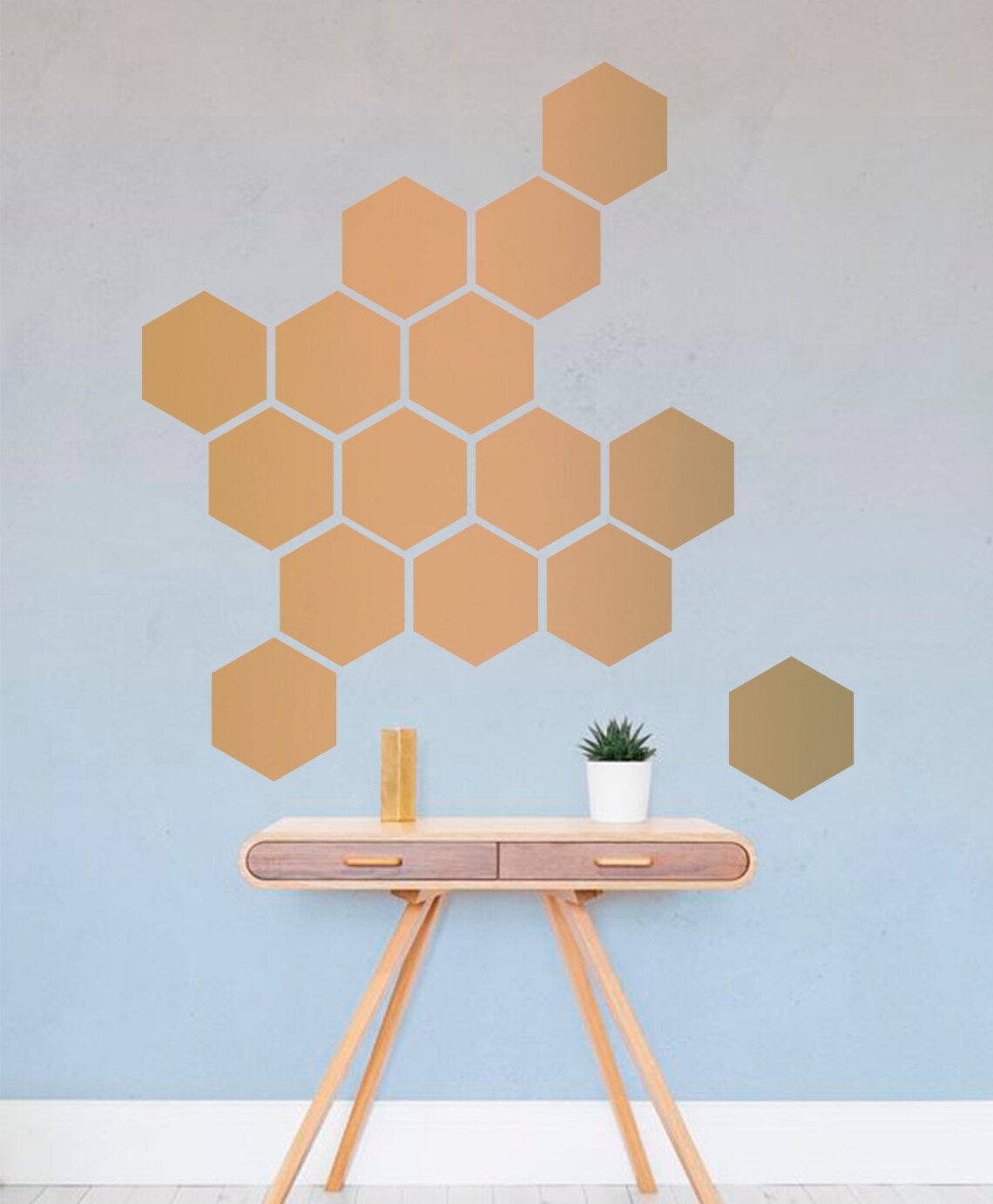 Honeycomb Wall Decal Hexagon Decal Geometric Decal - Etsy