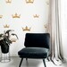 Crown Wall Decal Gold Crowns Vinyl Stickers Kids Room Decal - Etsy