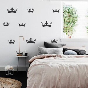 Crown Wall Decal, Gold Crowns Vinyl Stickers, Kids Room Decal - Etsy