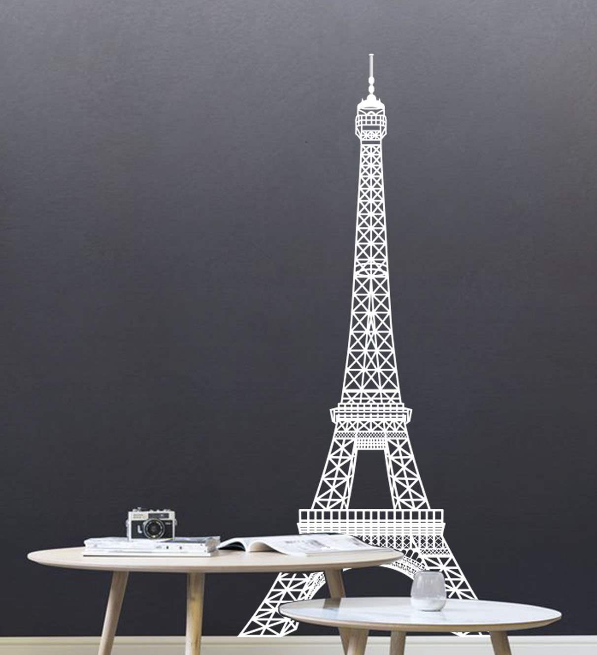 Eiffel Tower Wall Decal, France Decals, Paris Wall Decal for Bedroom ...