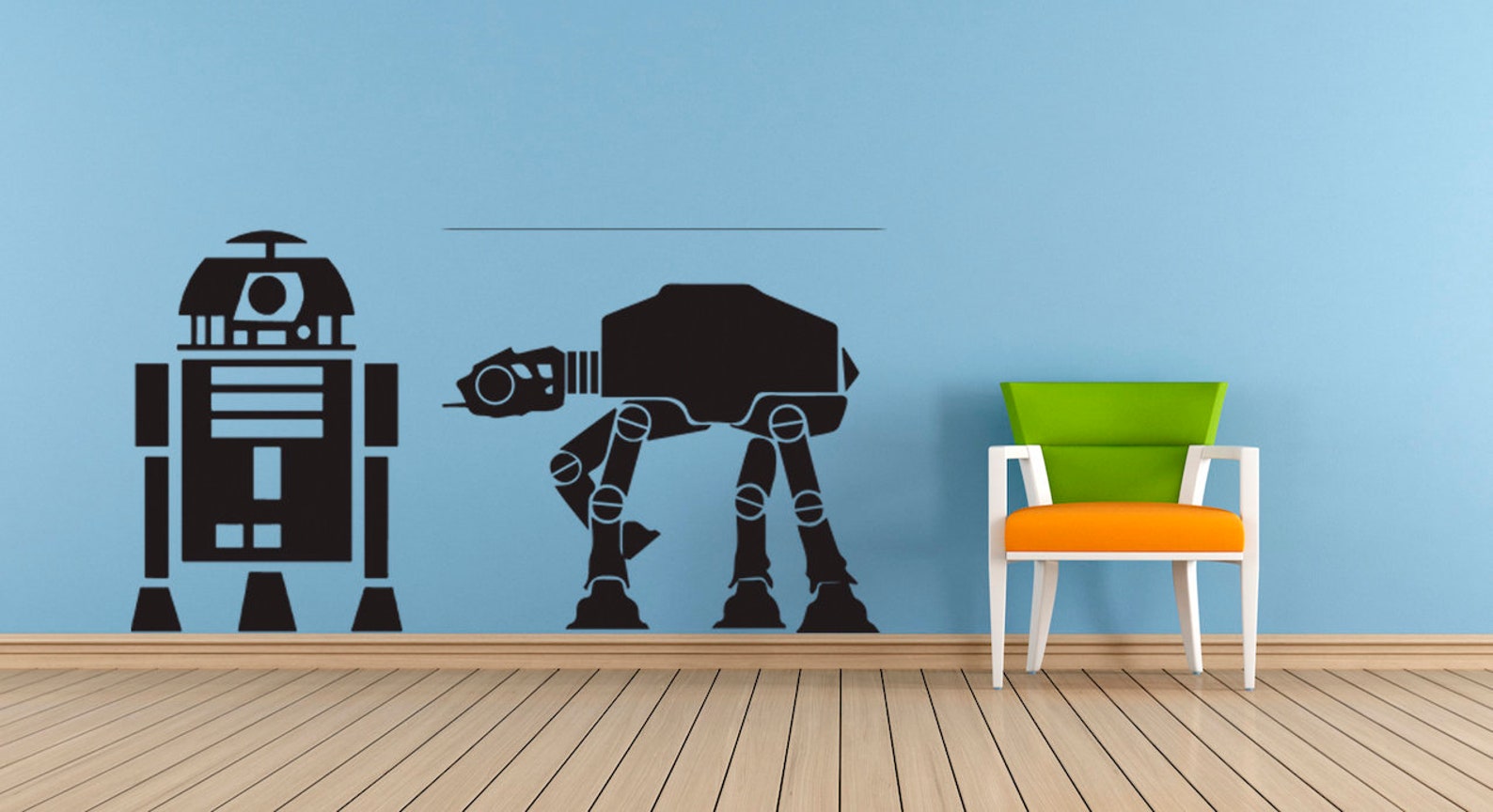 Star Wars Wall Art Decal Decorative Sticker Home Decor | Etsy