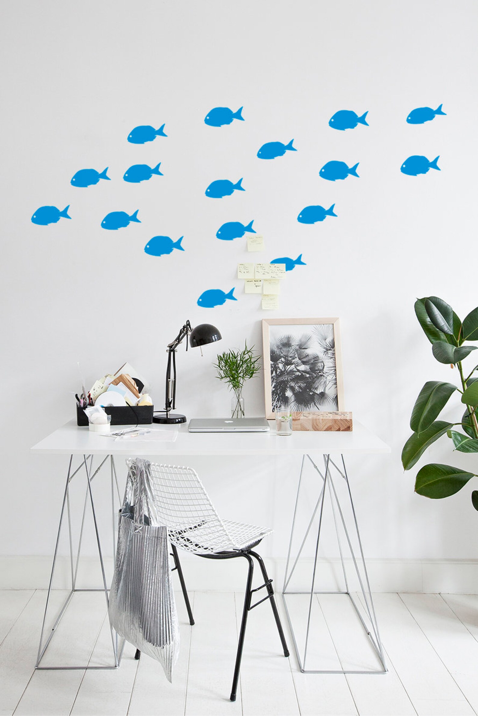 Gold Fish Wall Decal Bathroom Decals Sea Fish Stickers - Etsy UK