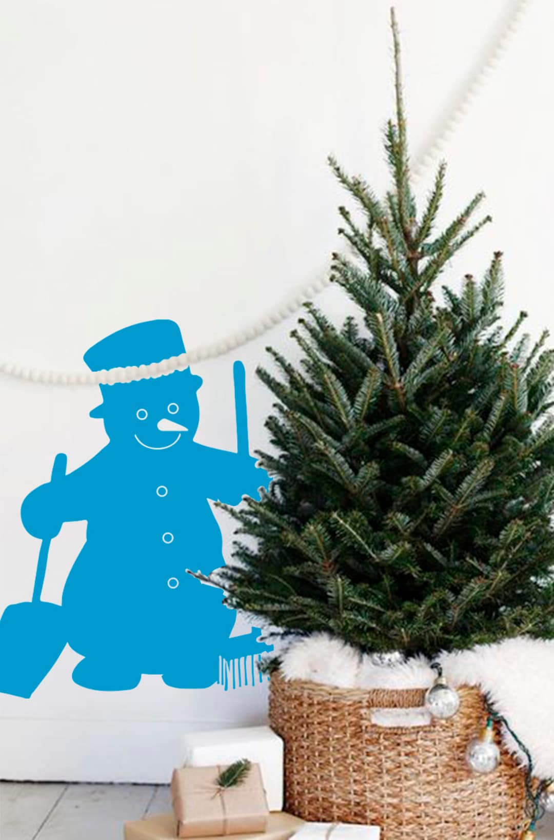 Snowman Decal, Christmas Wall Decal, Snowman Stickers, Window Decals - Etsy