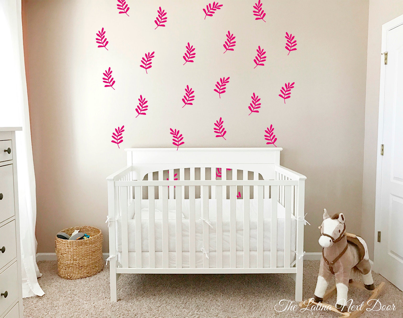 Leaves Wall Decals Gold Leaves Stickers Autumn Wall Decals | Etsy