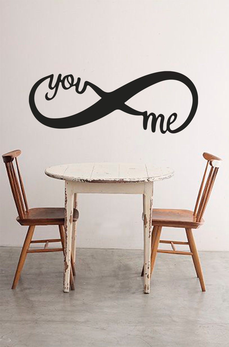 Infinity Symbol Decal Infinity Wall Decal Love Sign Sticker - Etsy UK
