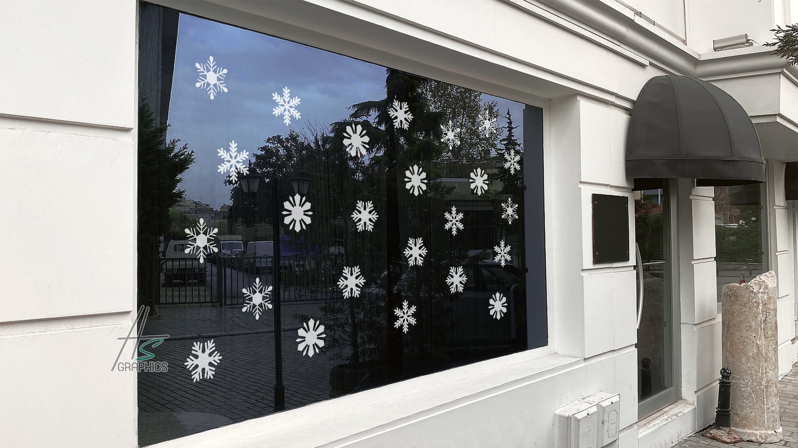Snowflakes Windows Stickers Window Decal Christmas Decals - Etsy
