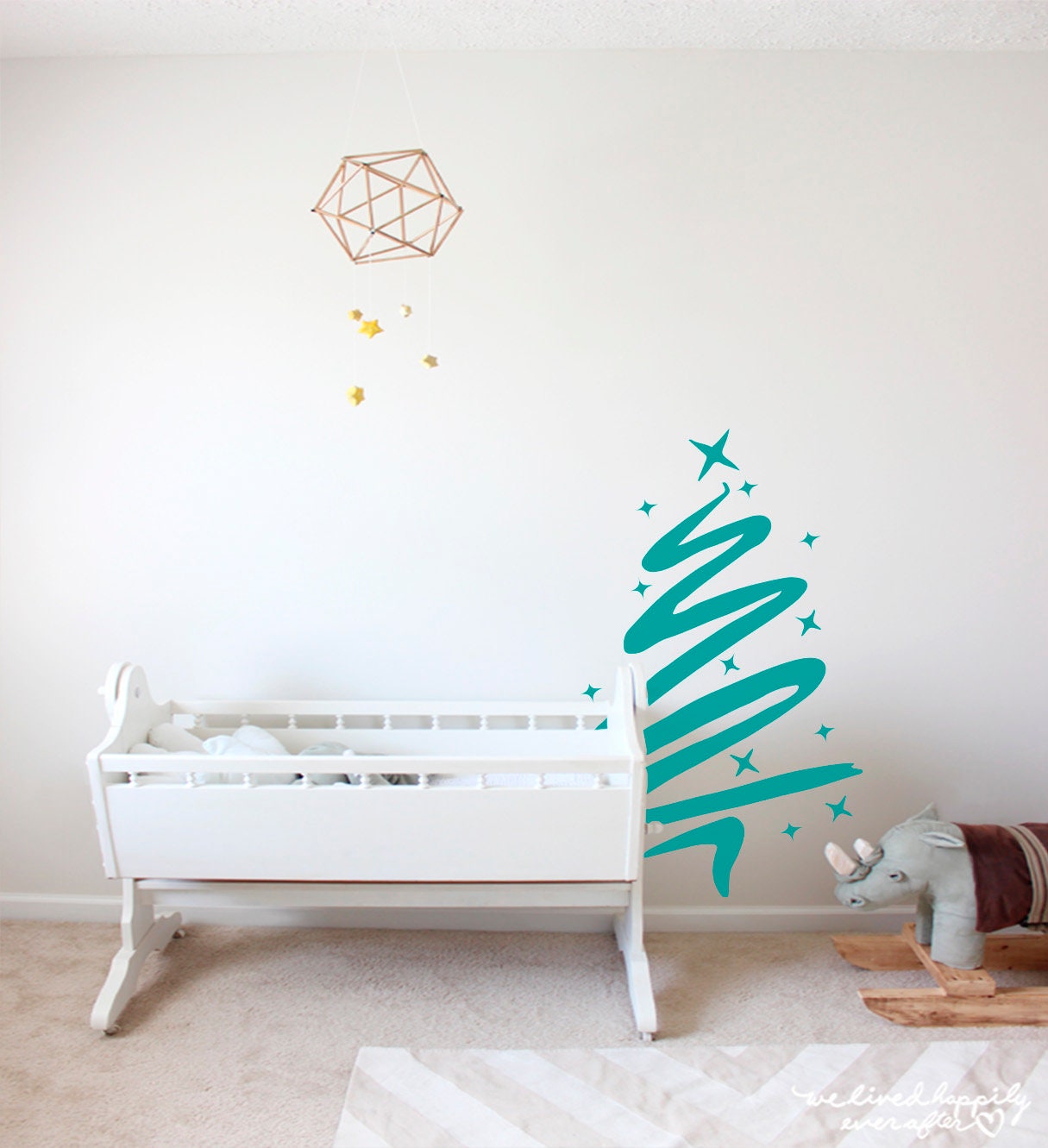 Christmas Tree Decal Window Christmas Tree Sticker Winter - Etsy