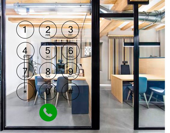 Office Vinyl Decal Office Glass Door Decal Wall Words Vinyl