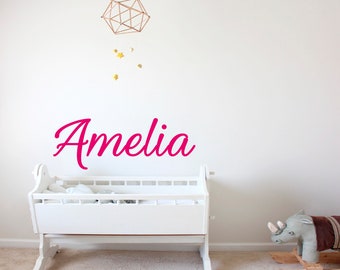 Girl Name Decal | Etsy