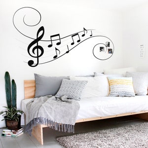 Music Wall Decals, Music Notes Wall Decal, Piano Notes Sticker - Etsy