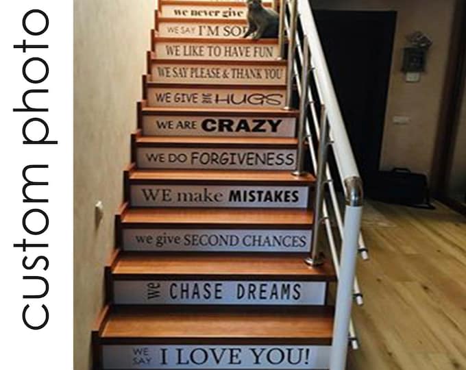 Stickers for Stairs, Decals for Stairs, Stair Decals, Stair Stickers ...
