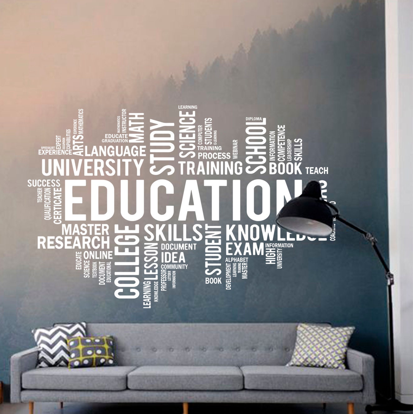 Education wall decal Classroom Wall Decal School office | Etsy