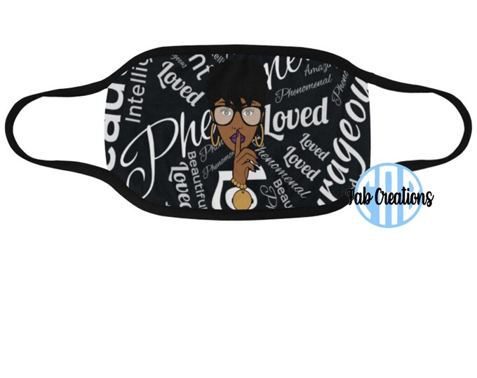 Phenomenal Woman Face Mask With 1 Filter/ Face Covering - Etsy