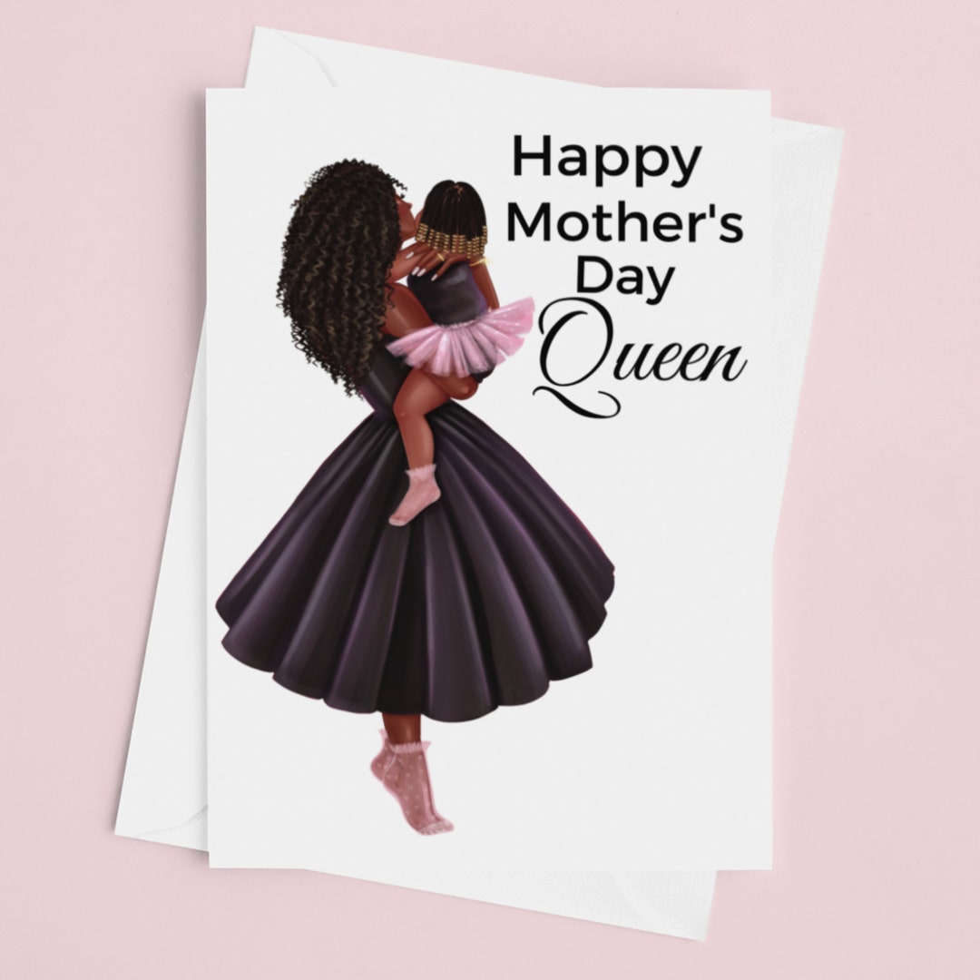 African American Mother S Day Card Etsy