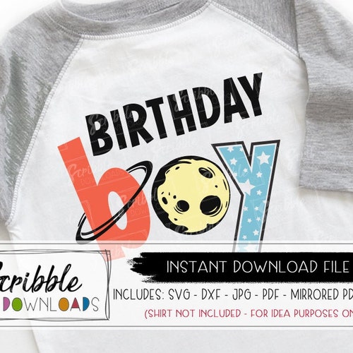 Space Birthday 1 Svg Planets 1st Bday One First Cricut | Etsy