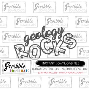Geology Rocks SVG Funny Science Cricut Silhouette Svg Chemistry School ...