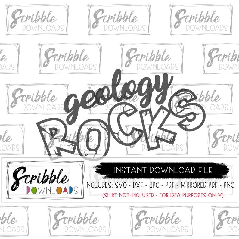 Geology Rocks SVG Funny Science Cricut Silhouette Svg - Etsy