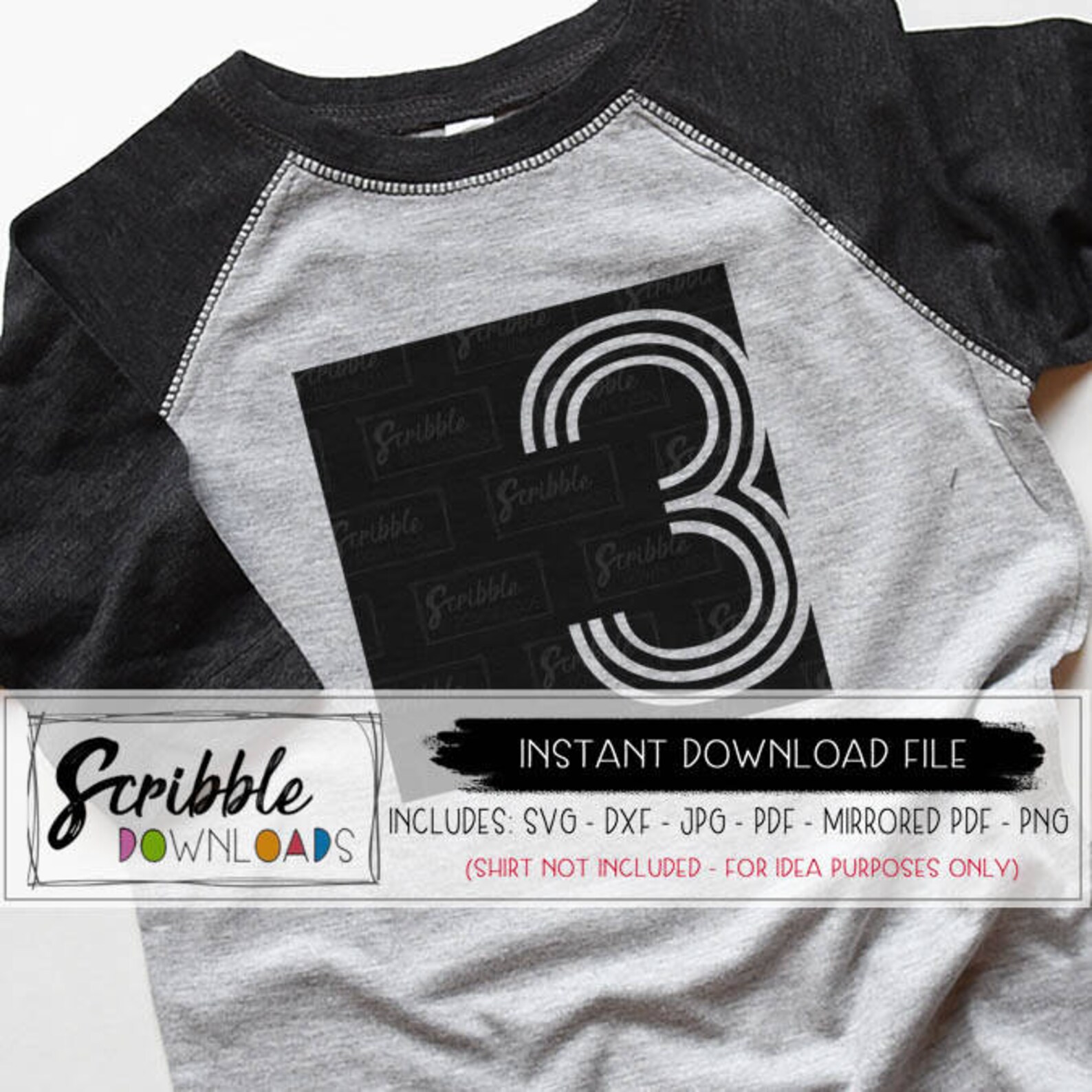 3 Svg Three Svg Birthday 3rd Svg Third Bday 3 Birthday Boy - Etsy