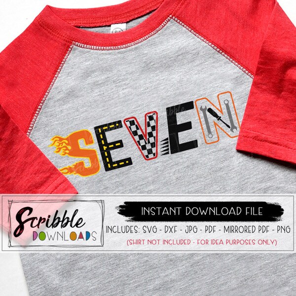 Race Car Number Svg - Etsy