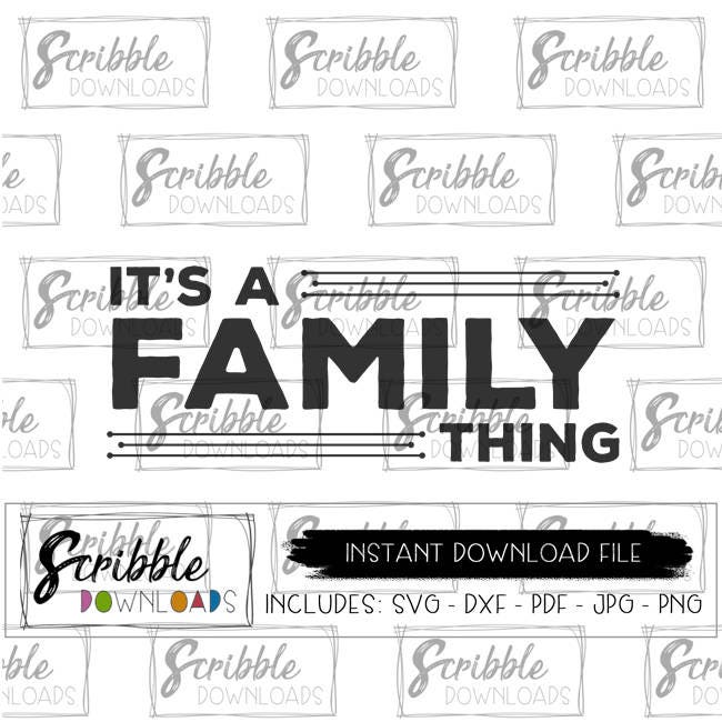 It's a Family Thing SVG Cousin Dxf Svg Family Reunion Svg - Etsy Canada