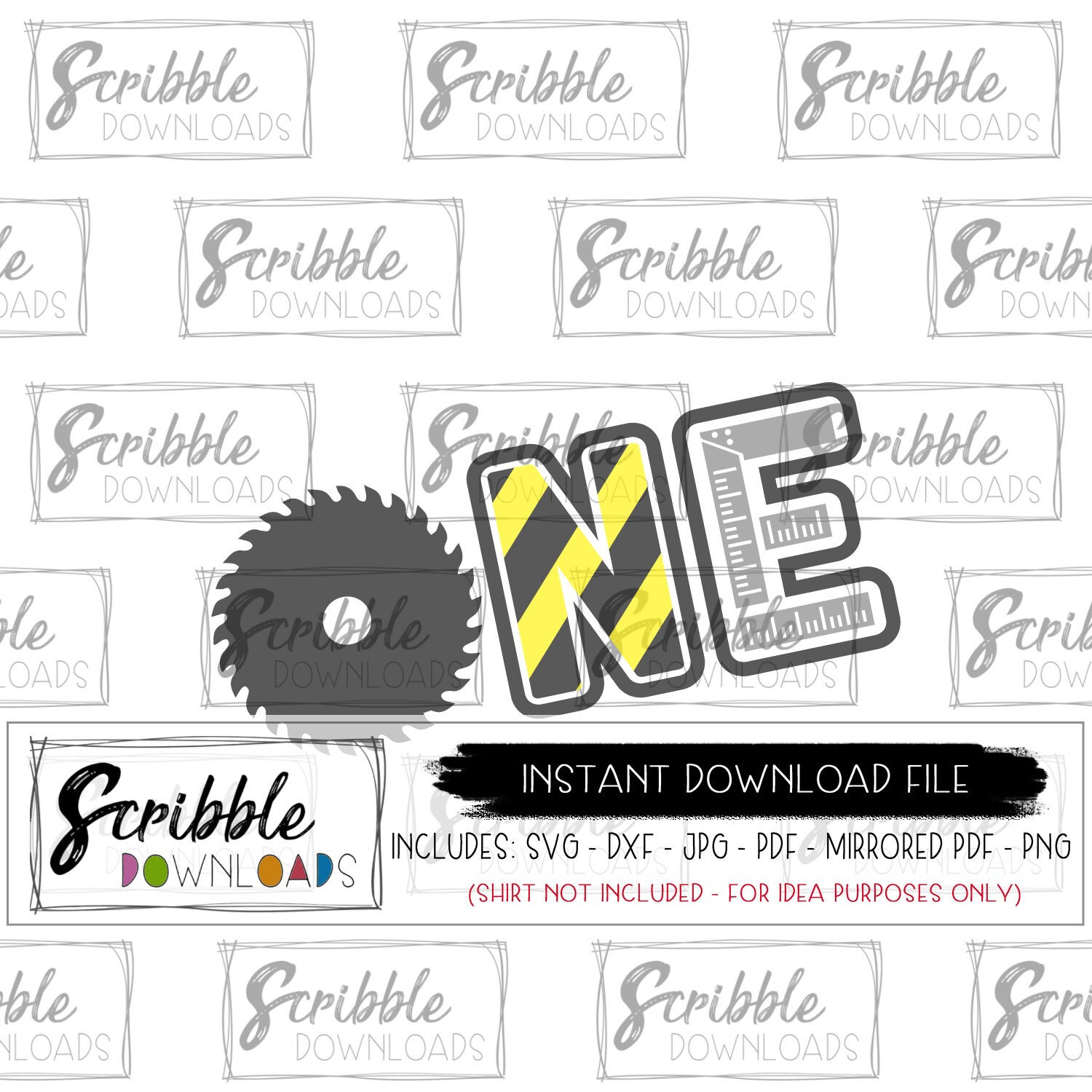 Construction 1 ONE Svg Cars Party 1st Svg First Bday 1 Birthday Dozer ...