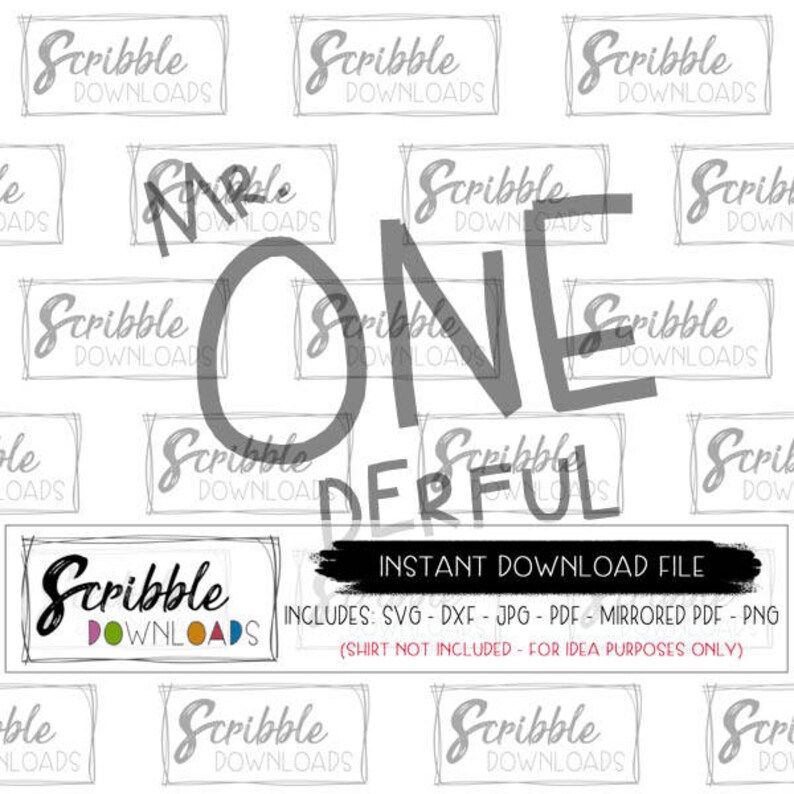 One 1 Svg One Derful Birthday Boy Svg Iron on Cake Smash 1st | Etsy