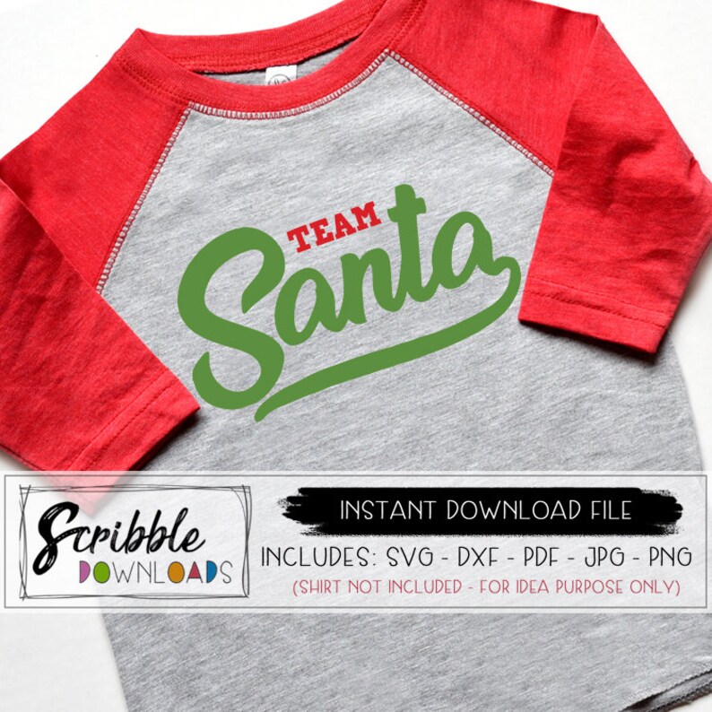 Team Santa Svg - Christmas SVG - Christmas DXF - Santa Svg - Santa ...