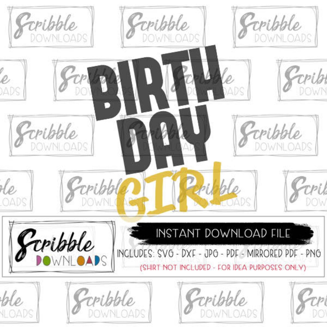 Birthday Girl Svg Girly Bday Birthday Svg Birthday Svg Dxf | Etsy