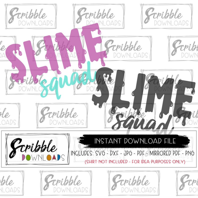 Slime Squad SVG Birthday Girl Scientist Cricut Silhouette Svg - Etsy