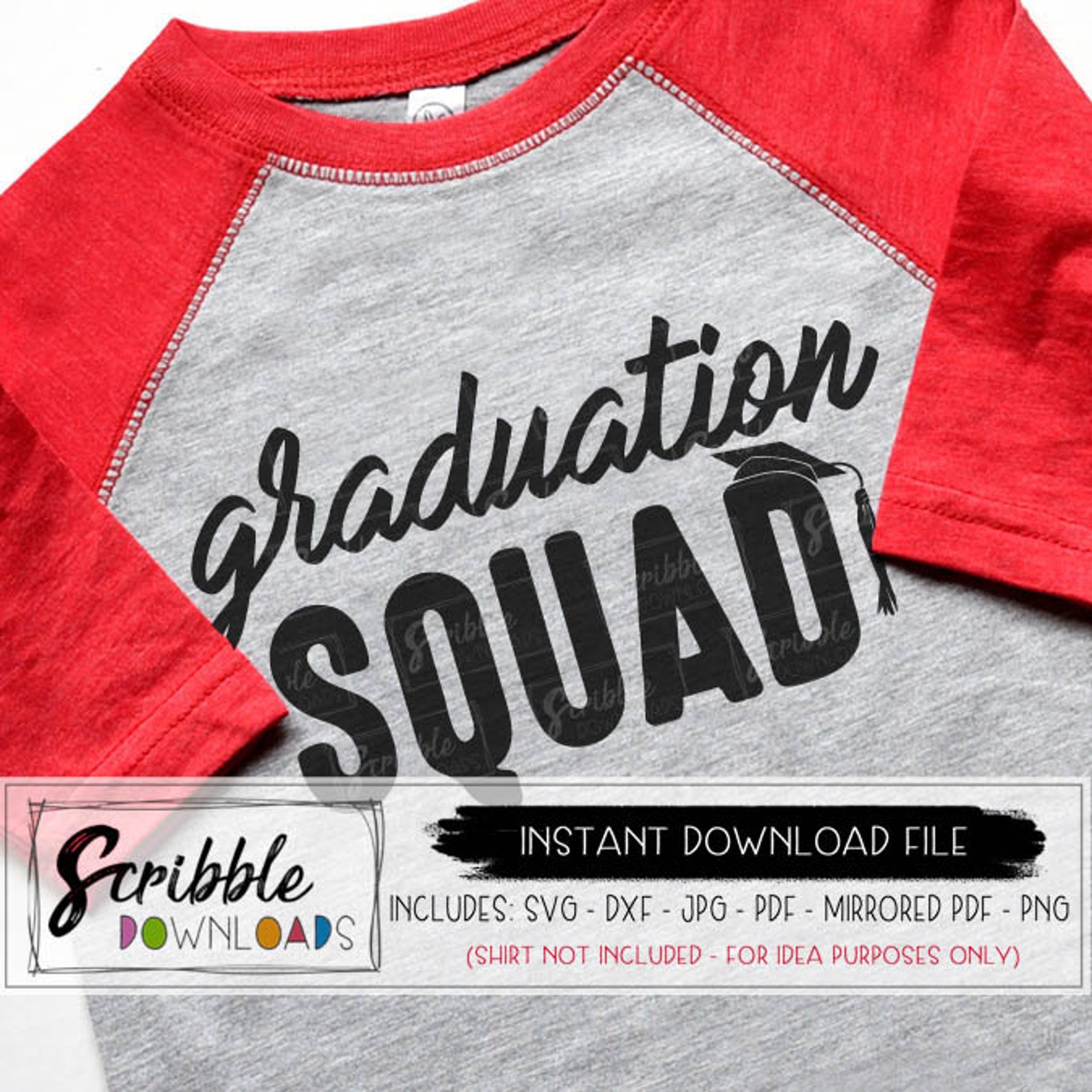 Graduation Svg Grad Squad Iron on Class of 2018 Shirt College - Etsy