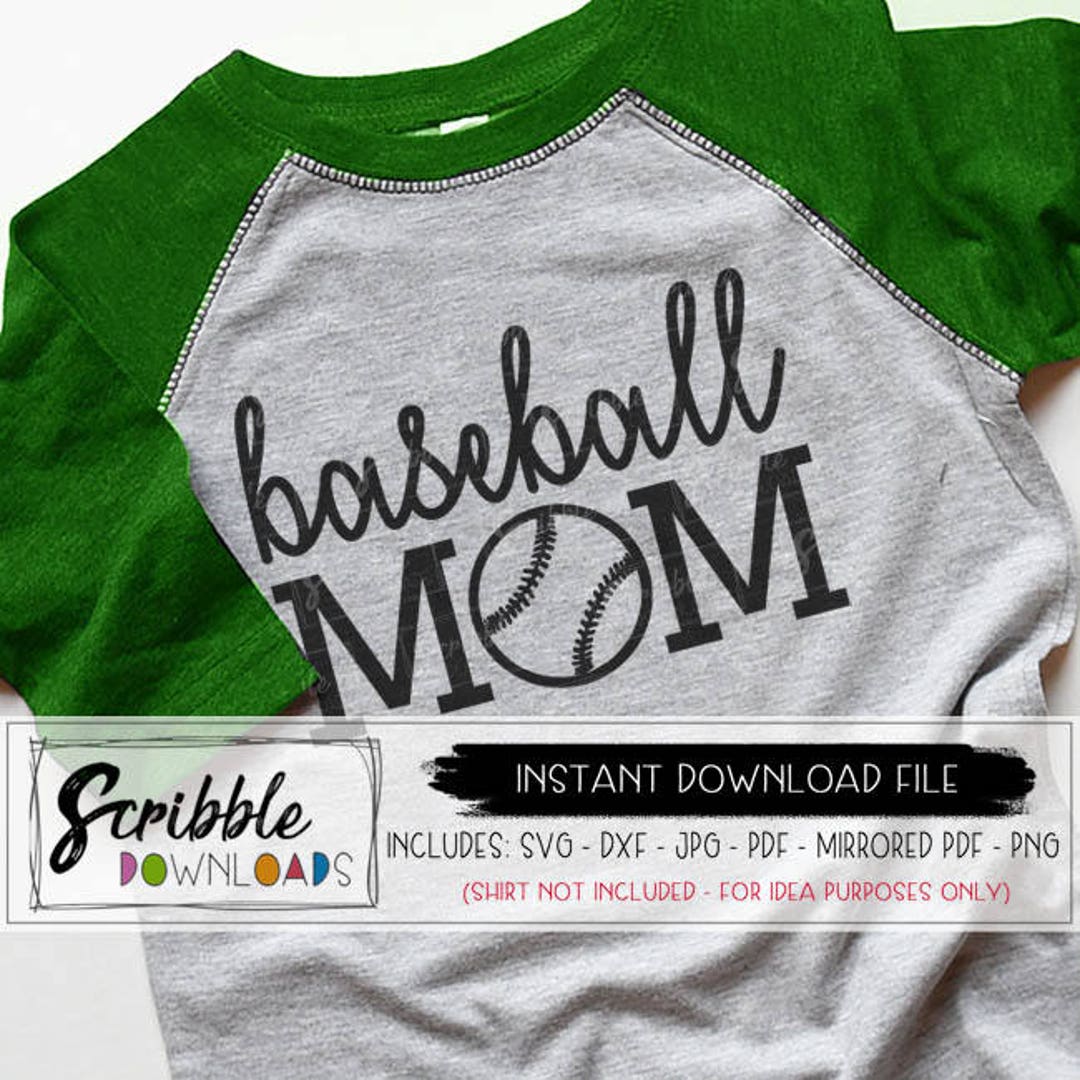 Baseball Svg Xoxo Svg Baseball Mom Shirt Iron On Dxf Mom Fan Iron On
