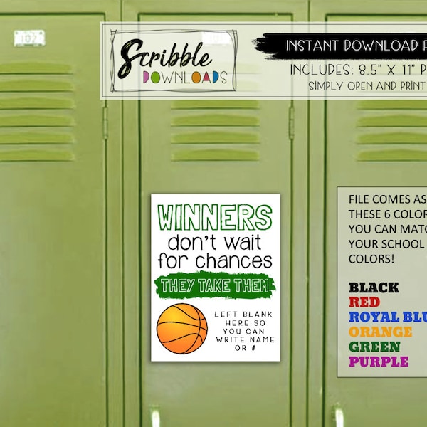 Basketball Locker Decoration - Etsy