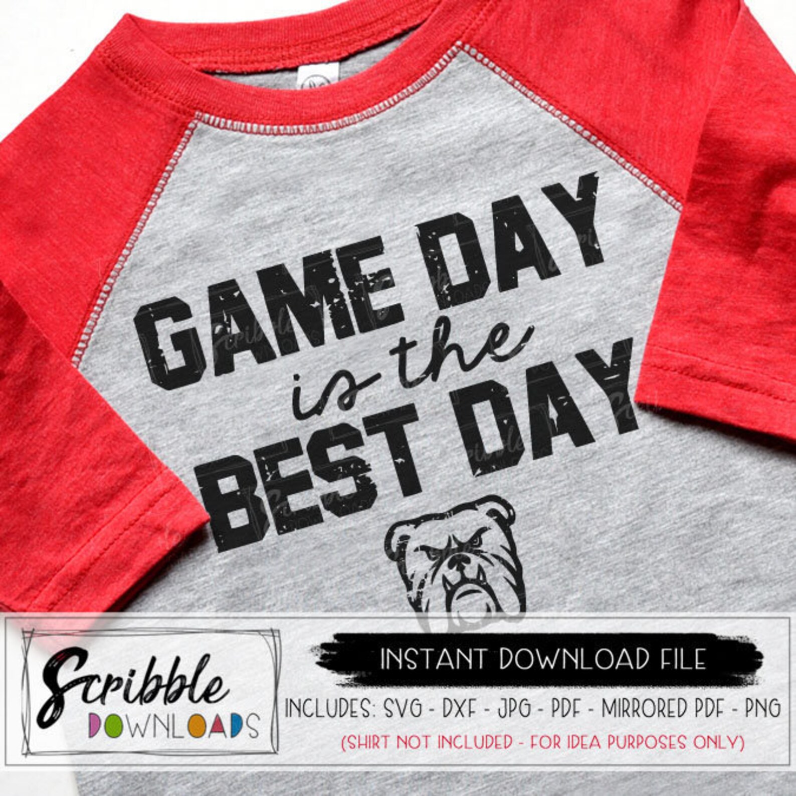 Bulldogs SVG Game Day Distressed SVG Gameday Iron on Printable - Etsy