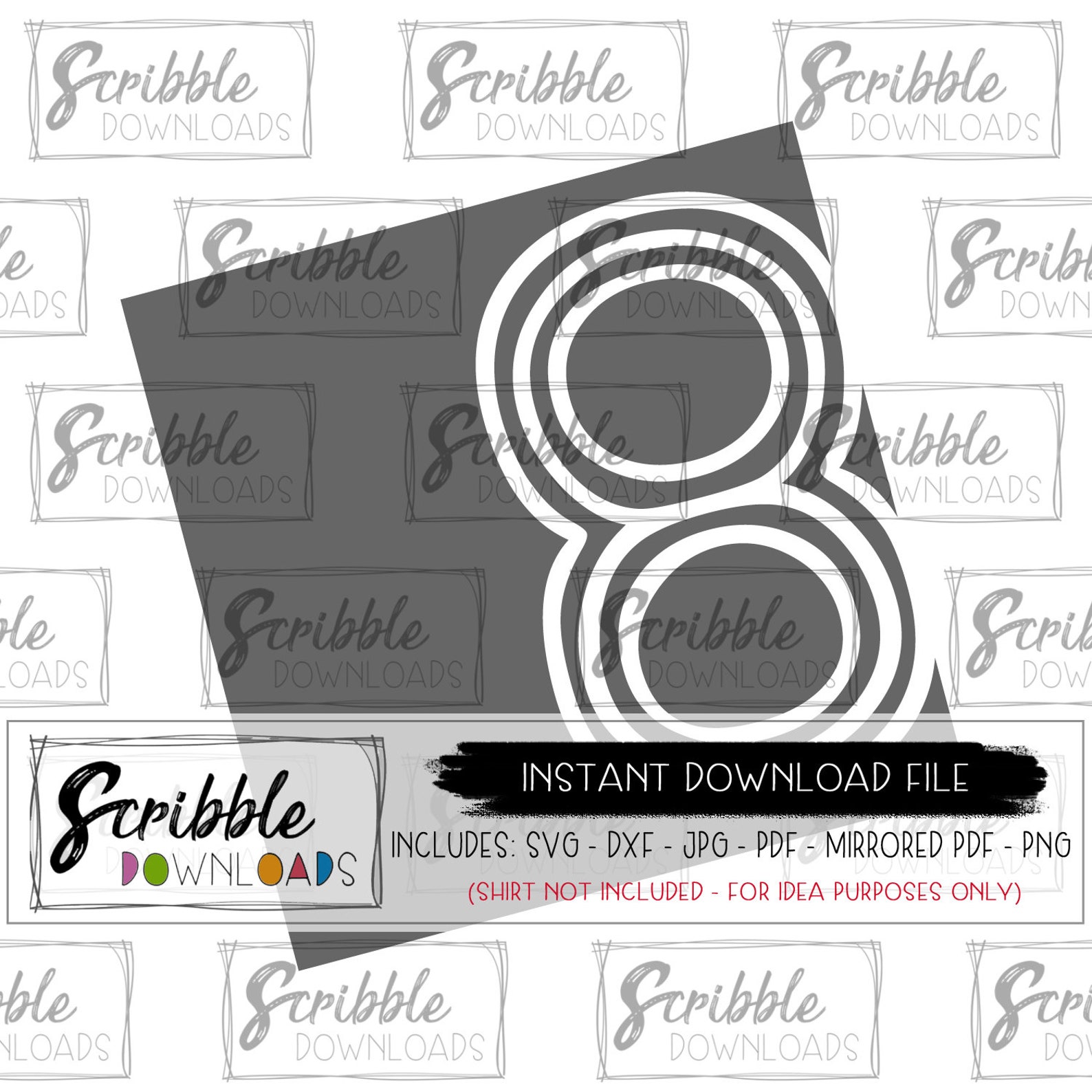 8 Svg Number Eight Birthday 8th Svg Bday 8 Birthday Boy DIY - Etsy