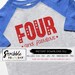 4 Svg Four Svg 4th Birthday Svg Fourth Bday 4 Birthday Girl Boy Bday 4 ...