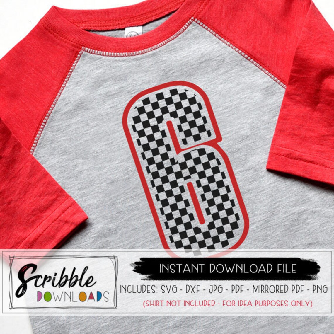 Race Car 6 Svg Six Svg Cars Party 6th Svg Sixth Bday 6 | Etsy