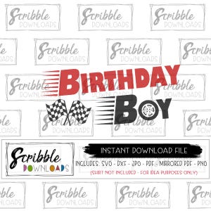 Car Birthday Boy Svg, Cars Bday Boy Racecar Birthday Svg Car Racing Svg ...