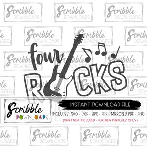 Four Rocks Svg 4 4th Birthday Svg Bday Kids Svg Fourth Cut File Cricut ...