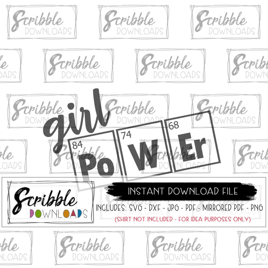 Girls Science SVG Girl Power Dxf Scientist Cricut Silhouette - Etsy