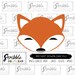 SVG Fox Fox Instant Download Animal Svg Fox Printable Clipart PDF ...
