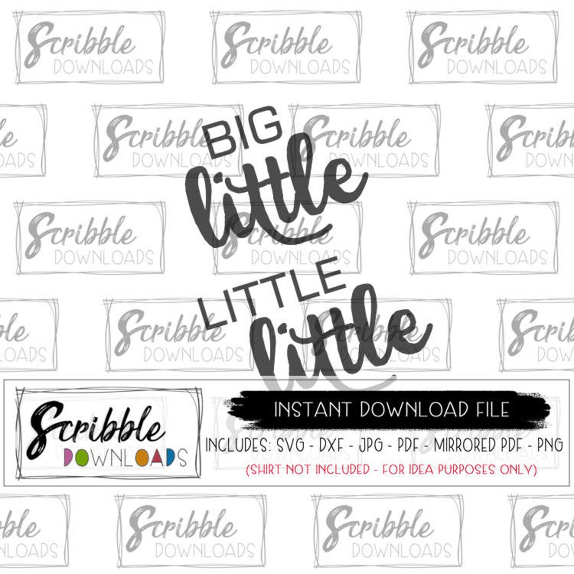 Big Little Svg Sibling SVG Siblings Matching Svg Big Brother | Etsy