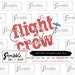Flight Crew Svg Airplane Theme Bday Plane Birthday Svg Cricut ...